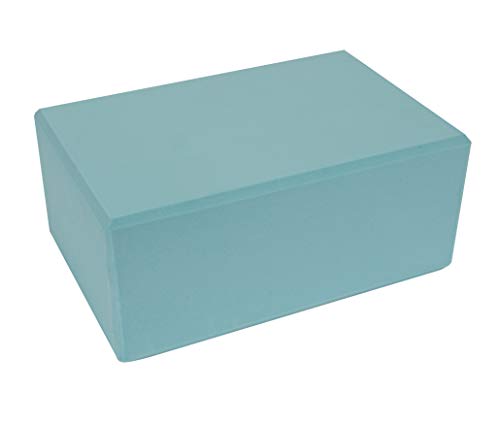 EvriFit Yoga Blocks, High-Density Foam Workout Accessory, Optimal Comfort, Good for All Levels, Teal, 2 Pack