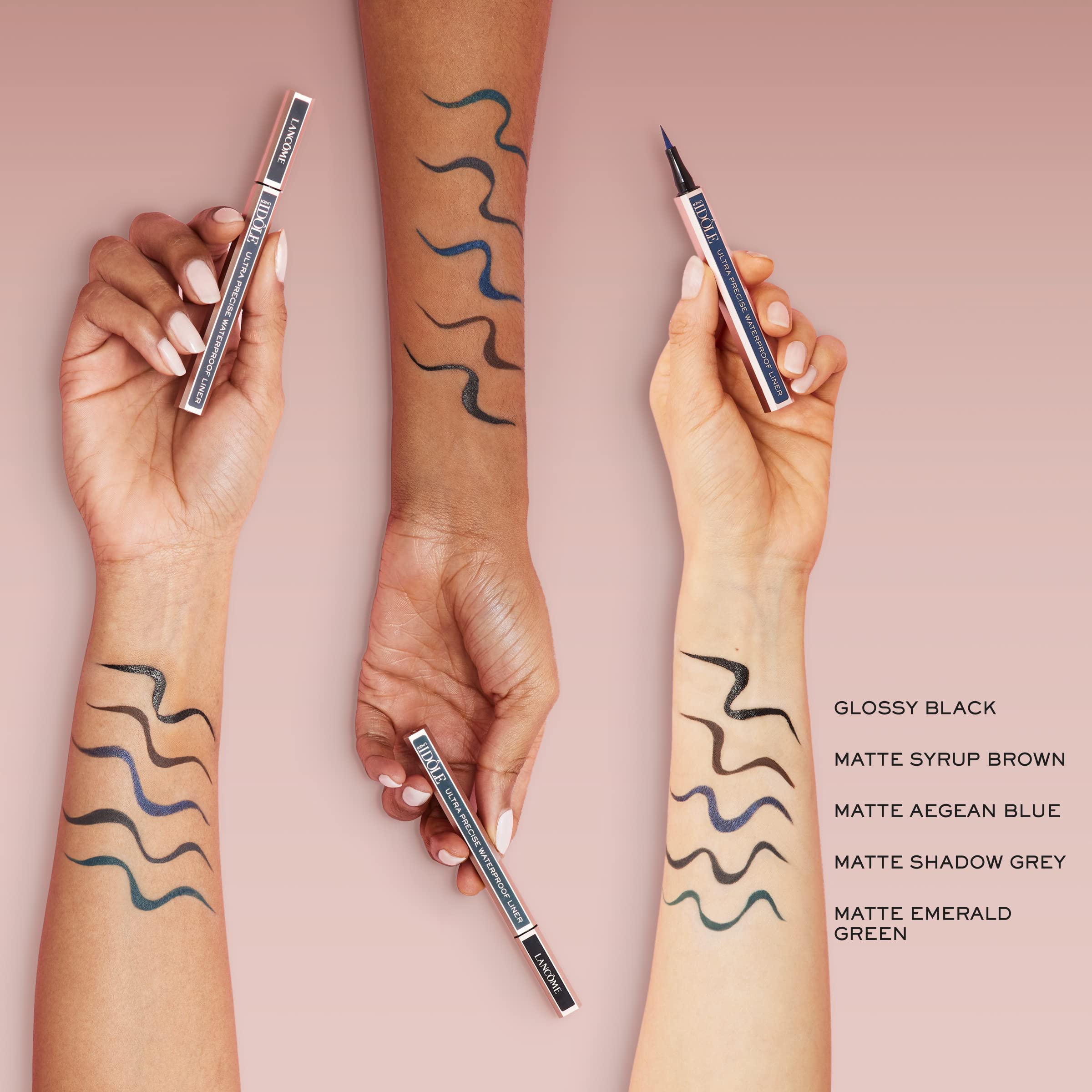 Lancôme Idôle Liner Waterproof Liquid Eyeliner - Ultra-Precise & Luminous Pigments - Flake, Fade & Smudge-Proof - Blue