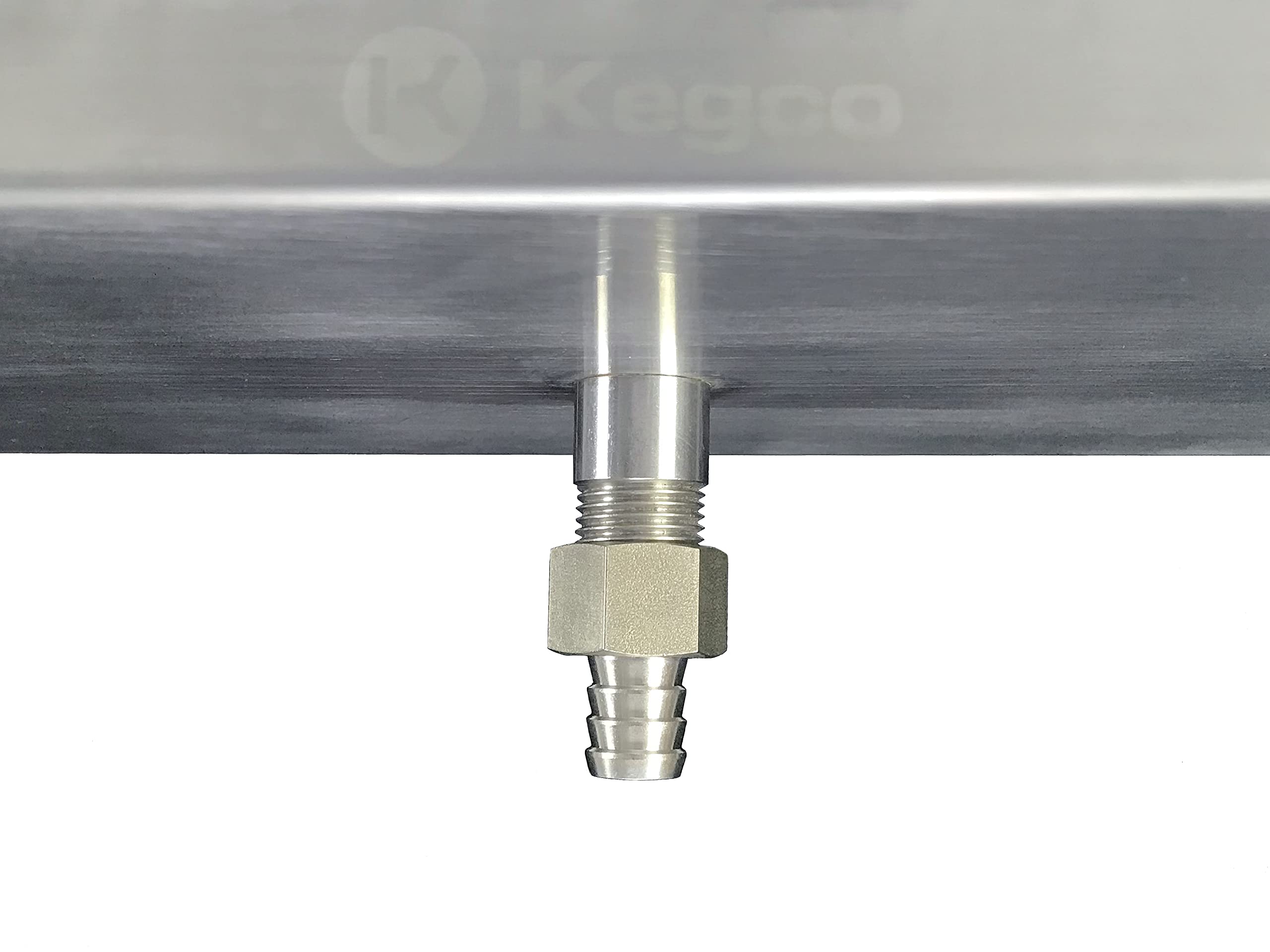 Kegco SEBV-129D 12" x 9" Bevel Edge Drip Tray with Drain