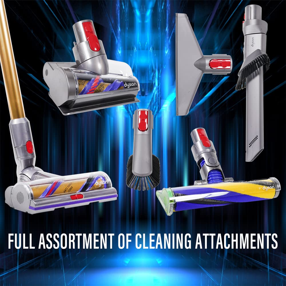 Dyson 400477-01 V15 Detect Absolute Stick Vacuum Bundle with 2 YR CPS Enhanced Protection Pack (E99DY40047701)