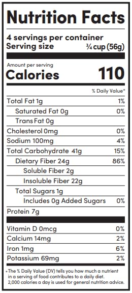 Fiber Gourmet Pasta - Light Elbow Pasta - Low Net Carb, Fiber-Rich, Low Calorie, Healthy Pasta - Made in Italy, Kosher, Vegan, Non-GMO - 8 Oz, Pack of 6