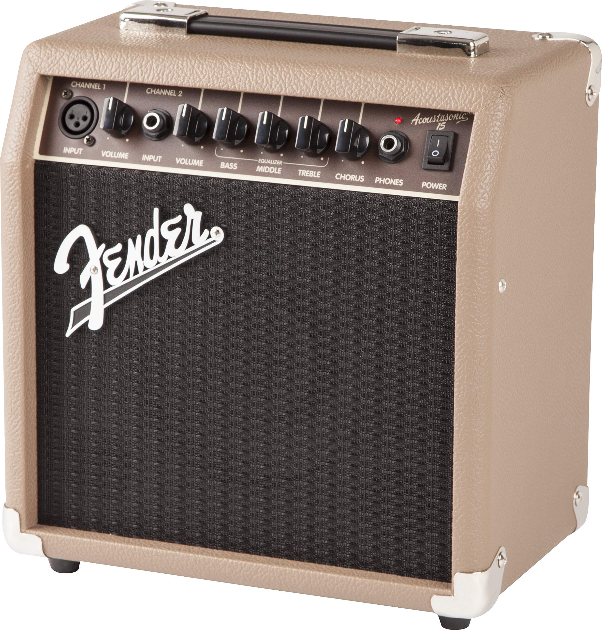 Fender Acoustasonic 15 – 15 Watt Acoustic Guitar Amplifier (Renewed)