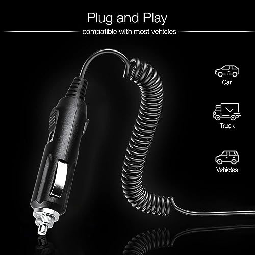 Dysead Car DC Adapter Compatible with Panasonic KX-TS4100 TS4100B Phone Car Plug Charger Cable PSU