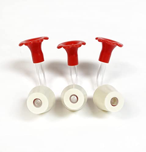 National Artcraft® RED Floral-Style Hummingbird Feeder Tubes - Make Your Own Hummingbird Feeder (Pkg/3)