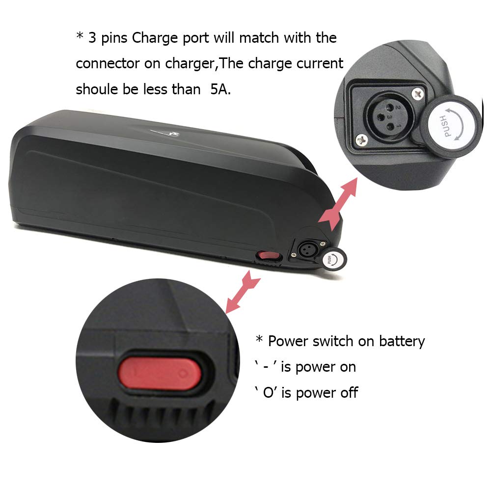 Empty Ebike Battery Case 48v 52v Hailong Frame E-Bike Battery Case Down Tube Battery Box 70pcs Cells Bike Battery Case (52V)