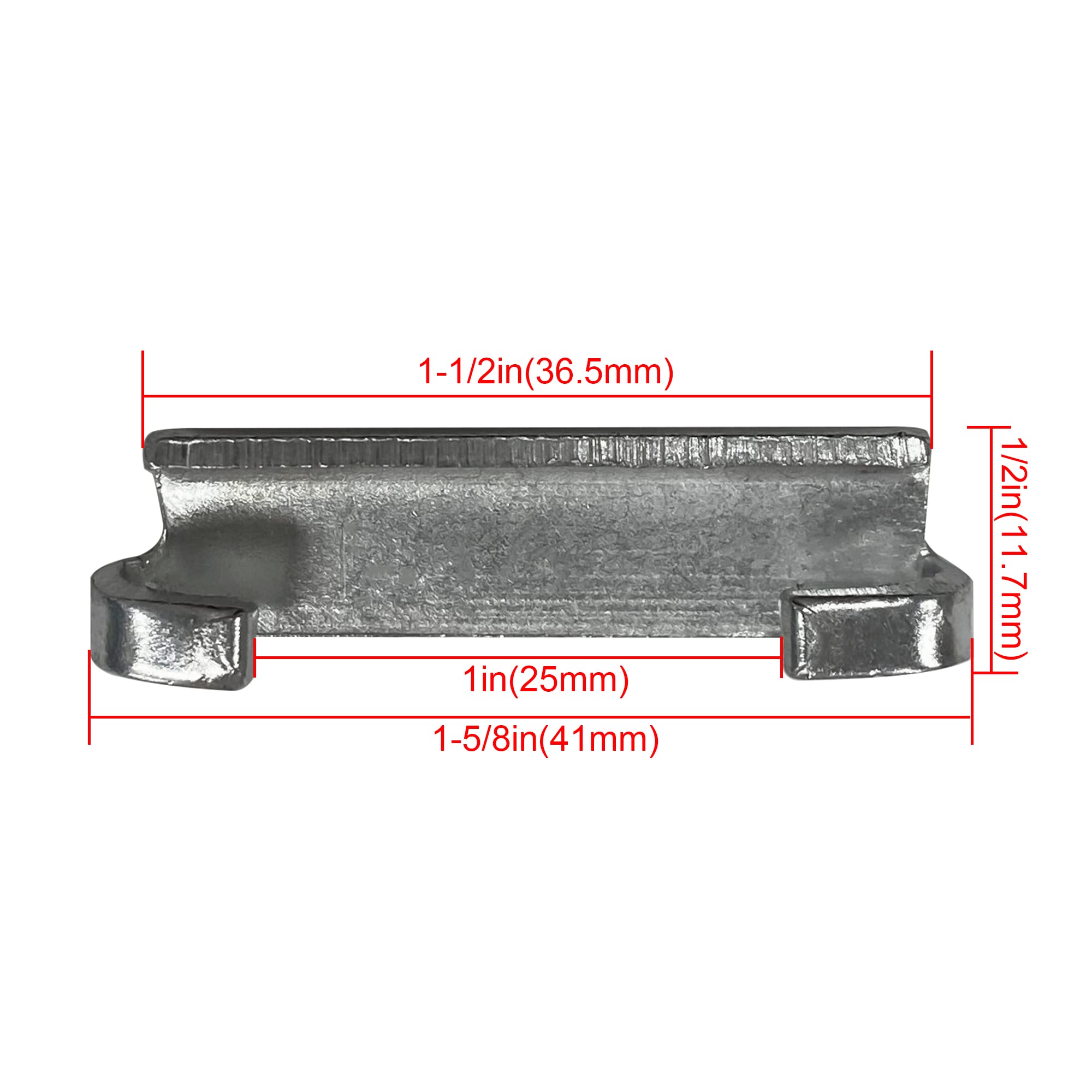 HECASA Silver Recliner Rocker Ratchet Compatible with LazyBoy La-Z-Boy Pawl Cap Replacement Galvanized Steel