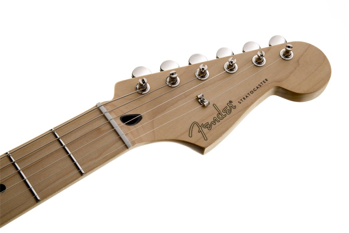 Fender Jimmie Vaughan Tex Mex Stratocaster, Maple Fingerboard, Olympic White