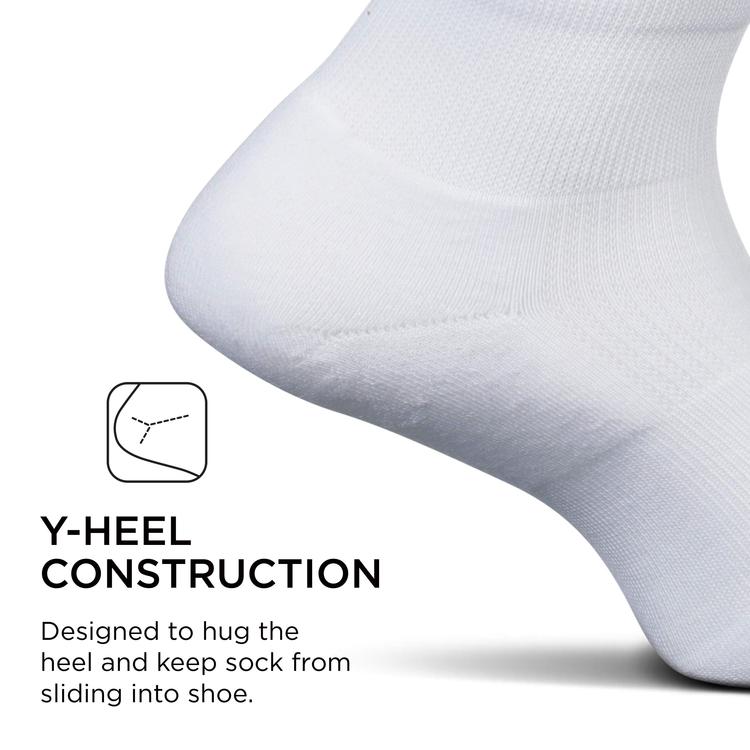 Feetures Therapeutic Cushion Quarter Sock (Small, White)