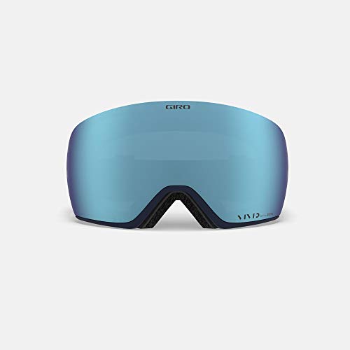 Giro Article Ski Goggles - Snowboard Goggles for Men - Midnight Mono Strap with Vivid Royal/Vivid Infrared Lenses
