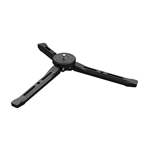 FeiyuTech V4 Aluminum Alloy Universal Portable Tripod with 1/4" Screw Mount Folding Handle Grip Desktop Stand Tabletop Stand for Gimbal Stabilizer DSLR Mirrorless Camera Gopro Action Camera Projector