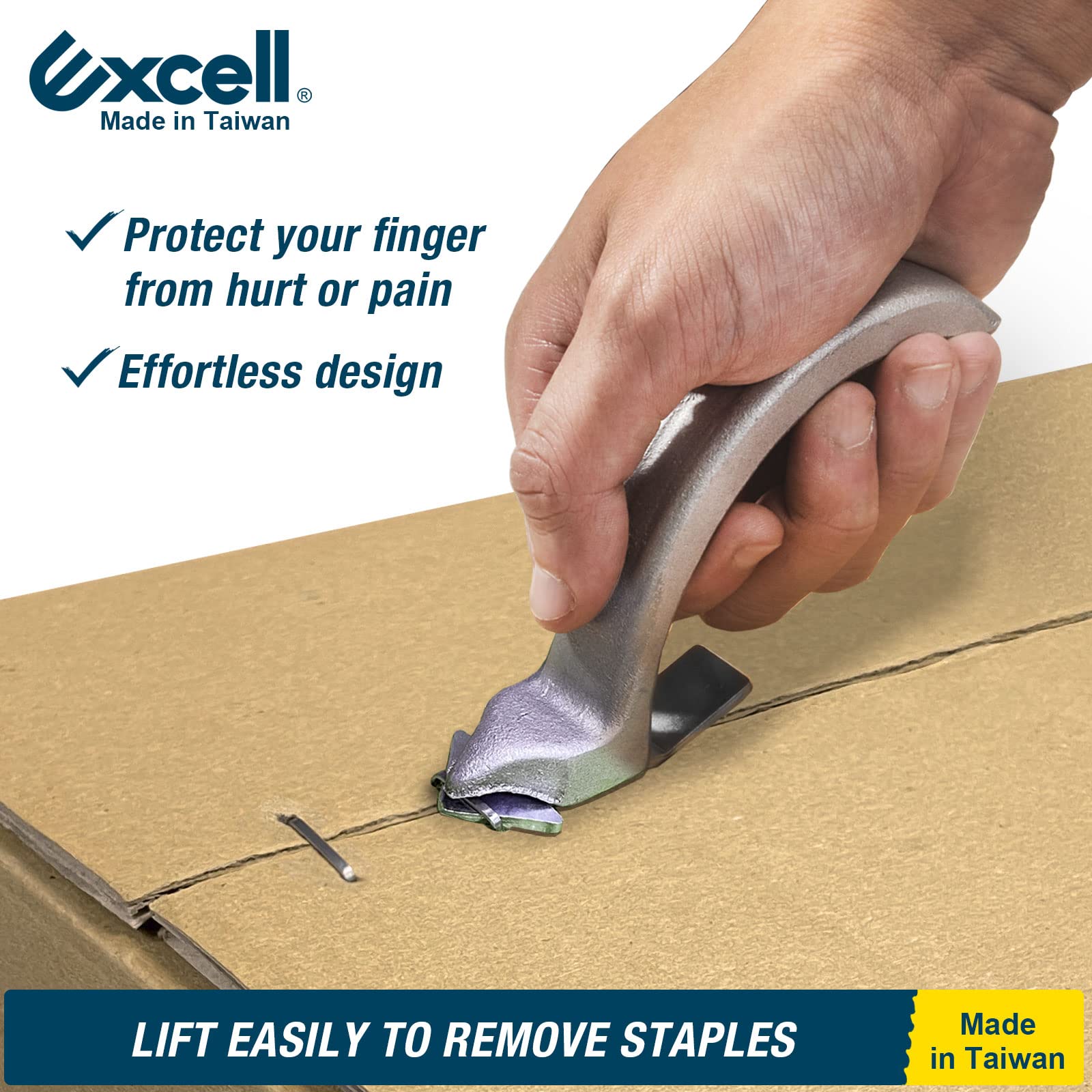 Excell Office Heavy Duty Carton Staple Remover Staple Removal Tool for School Office Home