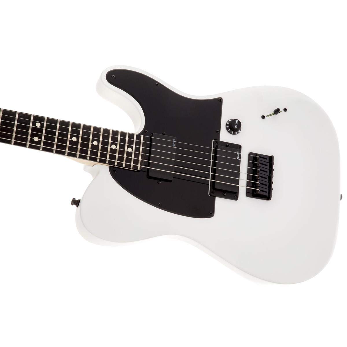 Fender Jim Root Telecaster Electric Guitar, with 2-Year Warranty, Flat White, Ebony Fingerboard