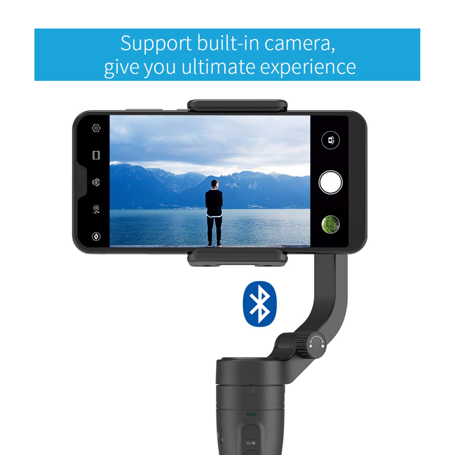 FeiyuTech Vlog Pocket Handheld Phone Gimbal Smartphone Stabilizer for iPhone12/11/X/Xs/XR/8/7Plus/6,Xiao Mi,Samsung Huawei Android iOS Smartphones,Max 0.53lb,Phone Width 42to88mm,Official-Authorized