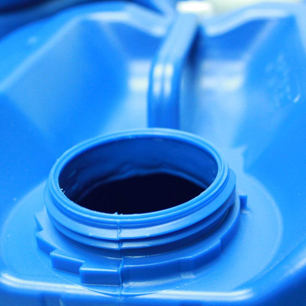 Emergency Water Storage 5 Gallon Water Tank - 20 Gallons (4 Tanks) - 5 Gallons Each w/Lids + Spigot & Water Treatment - Food Grade, Portable, Stackable, Easy Fill - Survival Supply Water Container