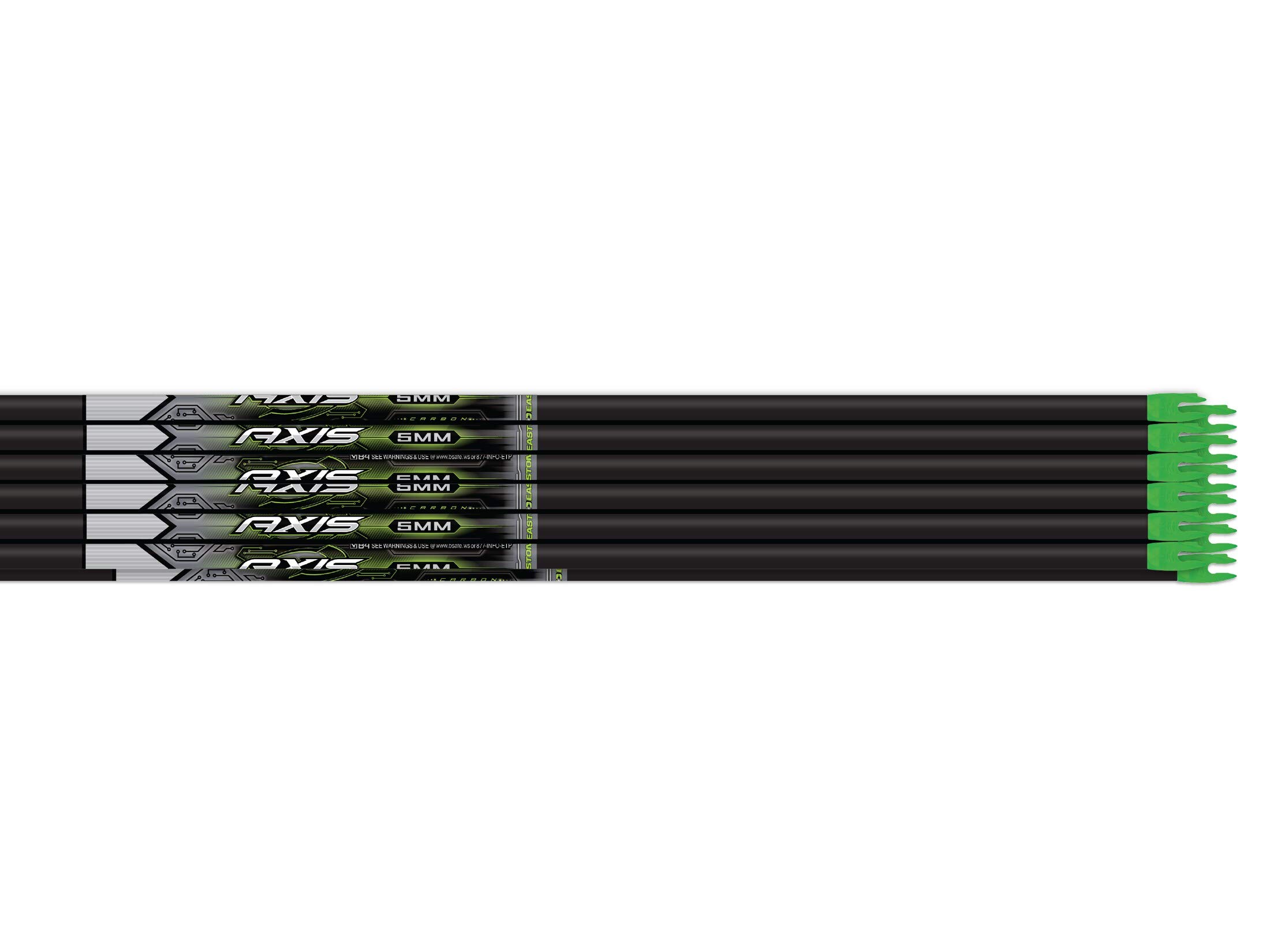 Easton Axis 400 Shafts Black - 12-Pack 319102