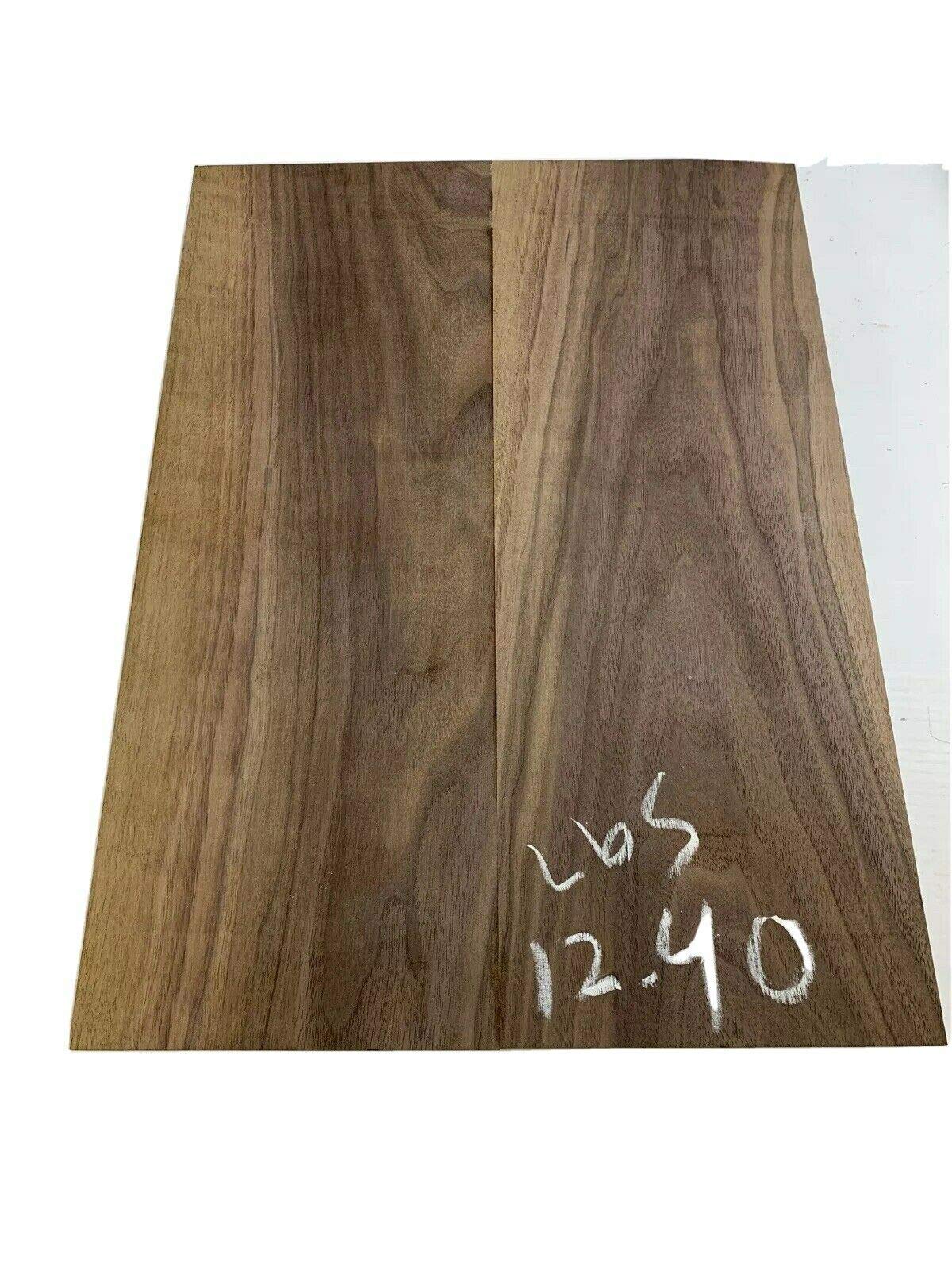 Exotic Wood Zone | American Black Walnut Electric/Bass Guitar Luither Wood Body Blank | 21" x 14" x 2" -2 pcs