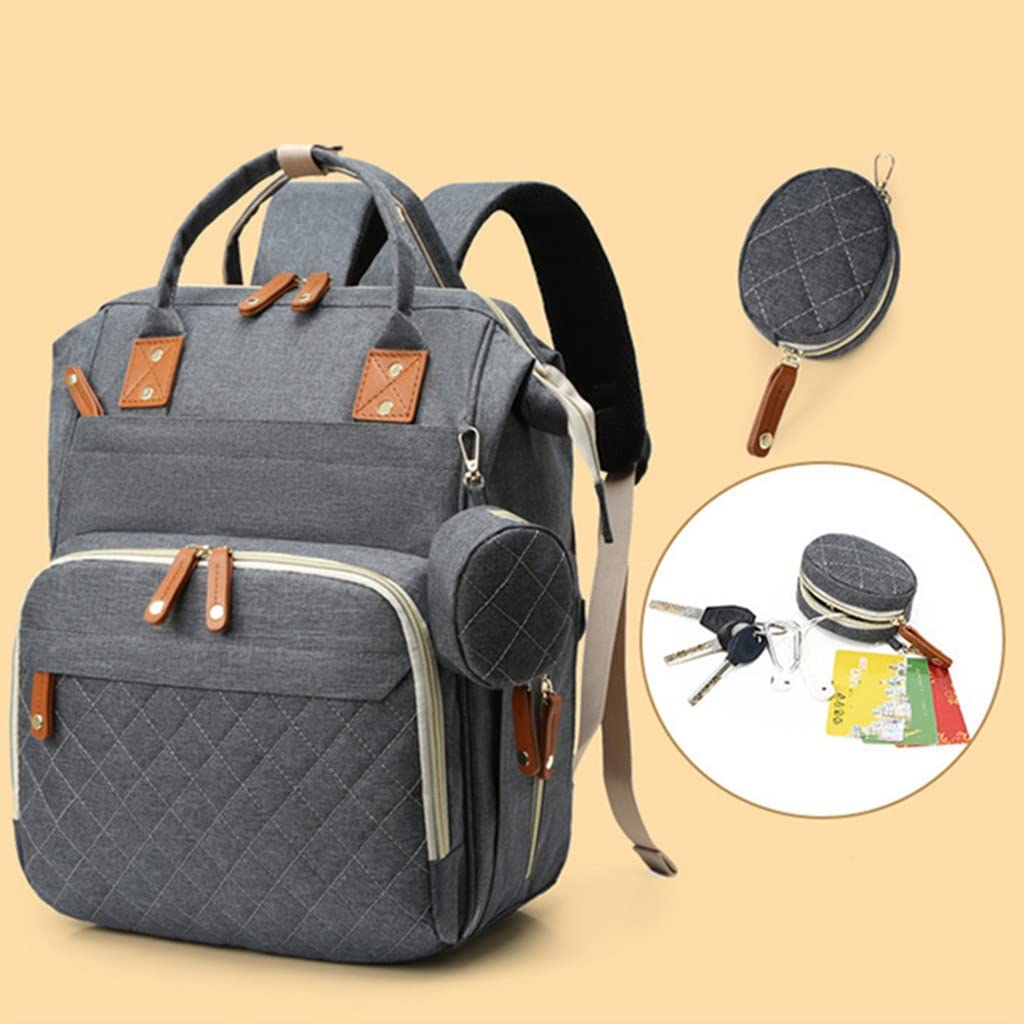 MEUHX Baby Diaper Bags Stroller Pocket Mother Large Capacity Travel Nappy Backpacks Convenient Nursing Bag