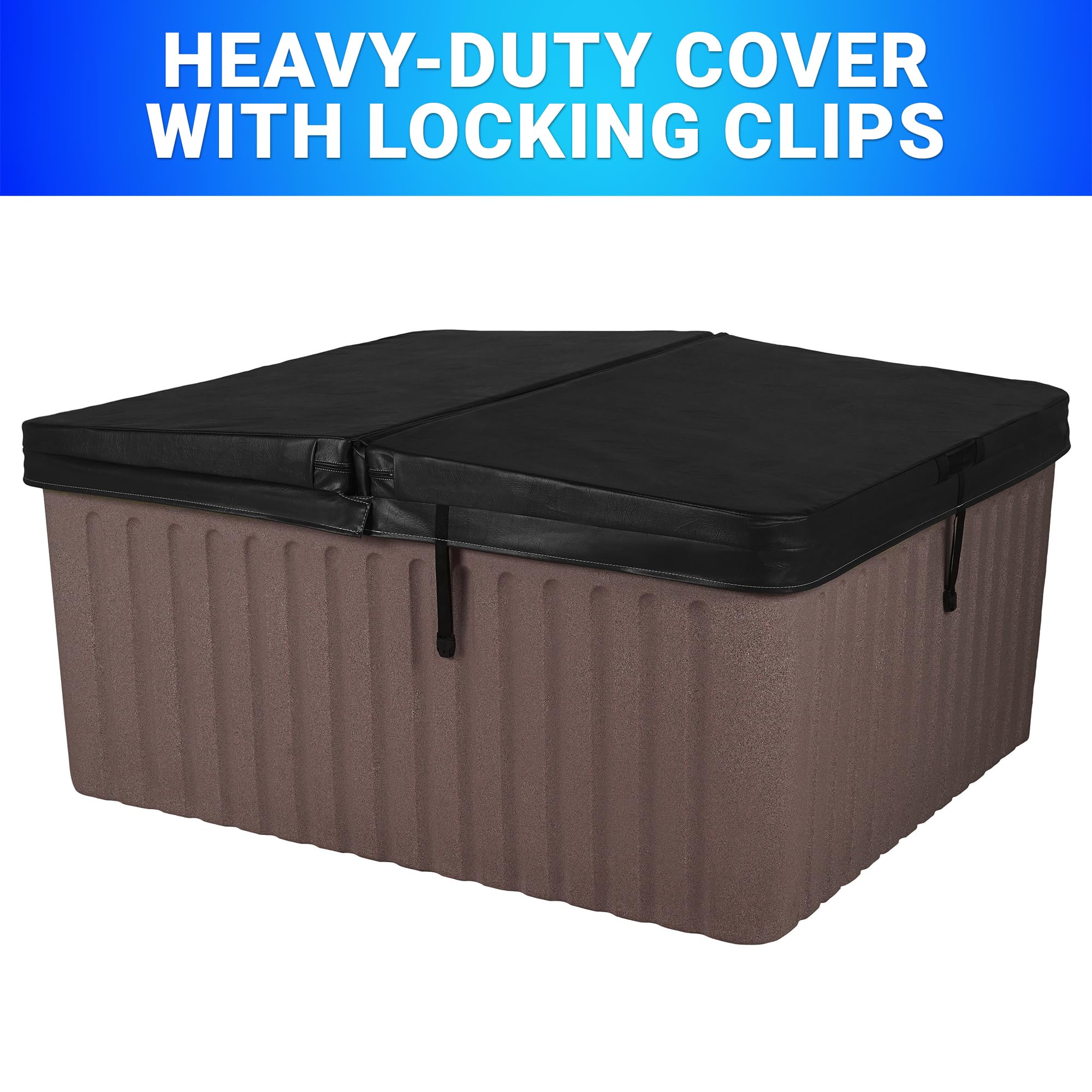Essential Hot Tubs 14-Jet Newport Hot Tub, Seats 3-4, 3 Passive Therapy Seats Plus Full Body Massage Lounger, Millstone