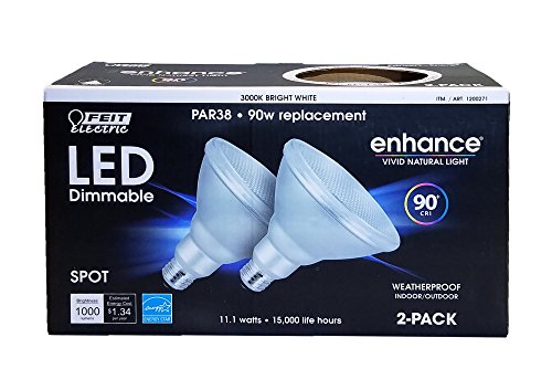 Feit Electric PAR38 LED Spot Bright White (2-Pack)