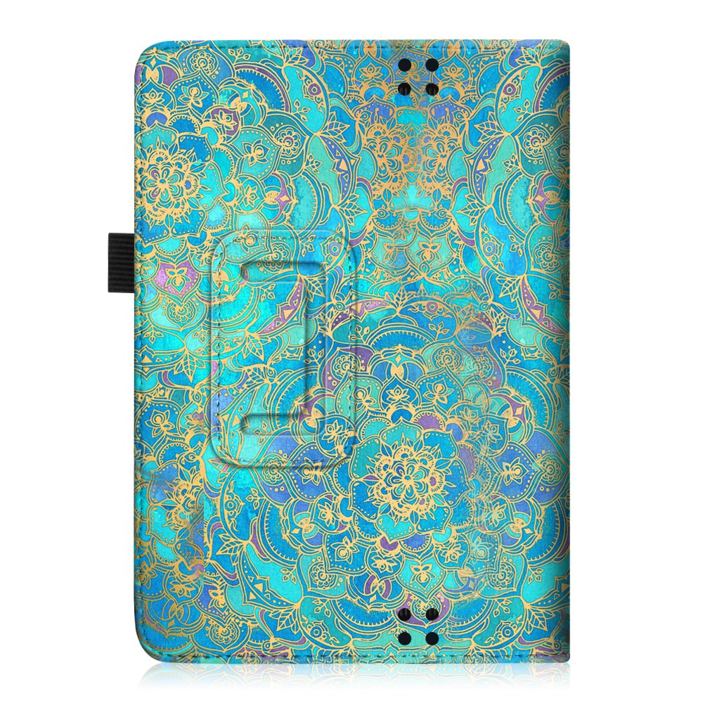 Fintie Folio Case for Kindle Fire HD 7" (2012 Old Model) - Slim Fit Leather Cover with Auto Sleep/Wake Feature (will only fit Amazon Kindle Fire HD 7, Previous Generation - 2nd), Shades of Blue