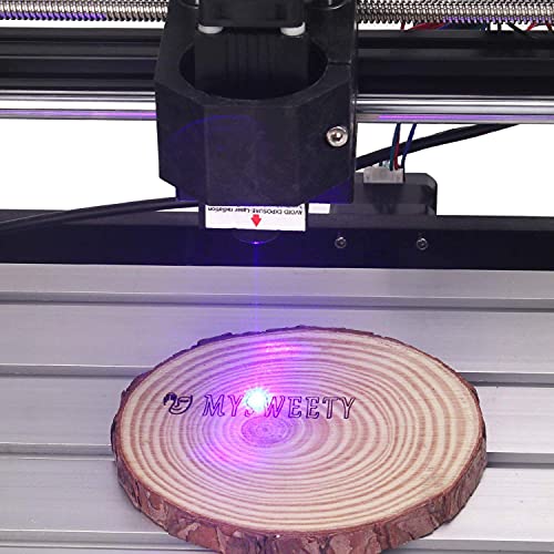 MYSWEETY 445nm 5.5W / 5500w Module Kit, Engraving Module Kit for CNC Router Machine DIY Engraver 1610-Pro/1810-Pro/3018/3018-Pro/3018 Pro-M/3018 Max