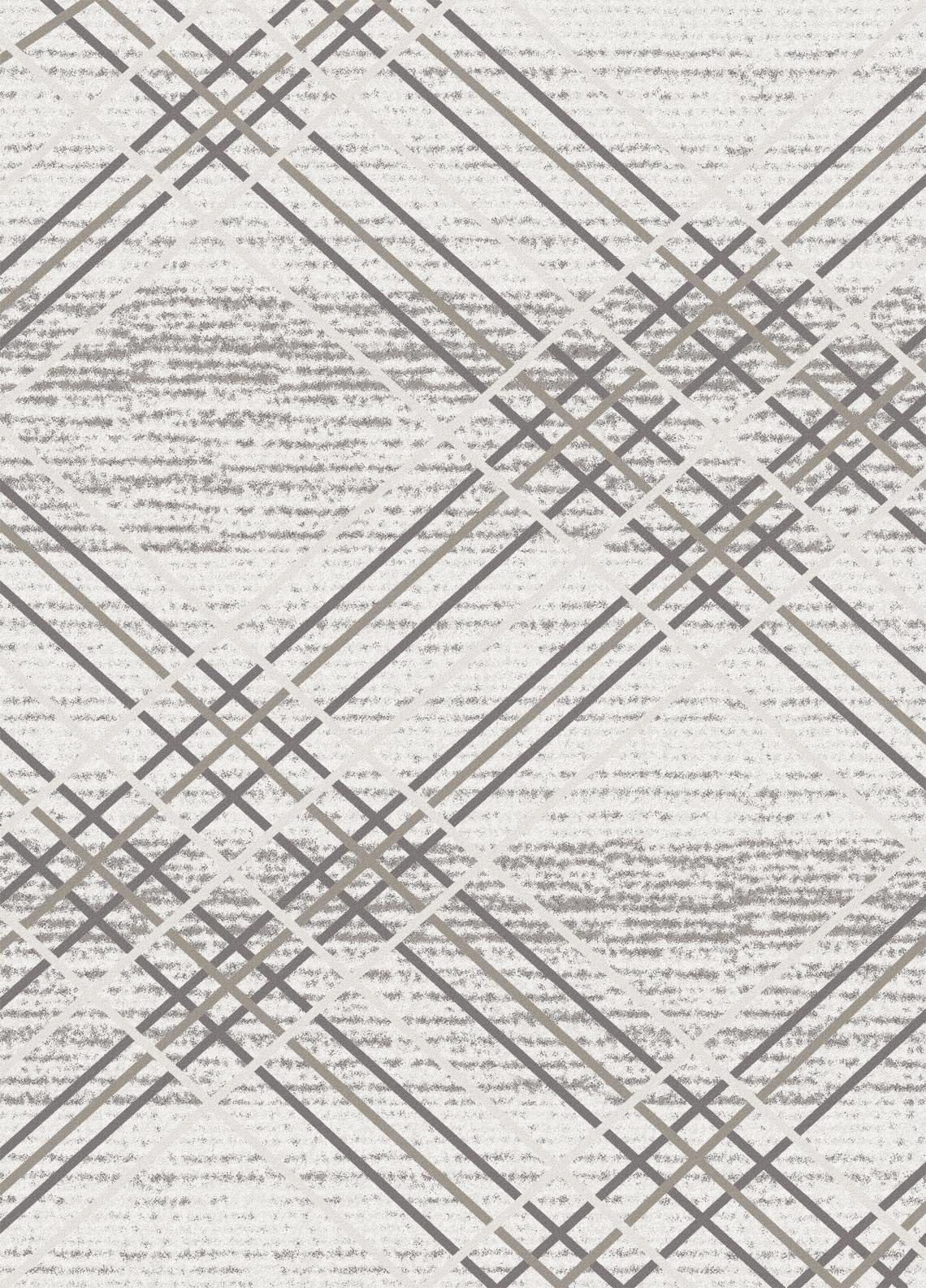 FINOREN Artistic Abstract Area Rug.Lines-Grey,5x7 Feet,Suitable for Bedroom,Living Room,Apartment,Machine Washable Non-slip Soft Modern Interior Rug,Smudge-proof,Non-shedding.