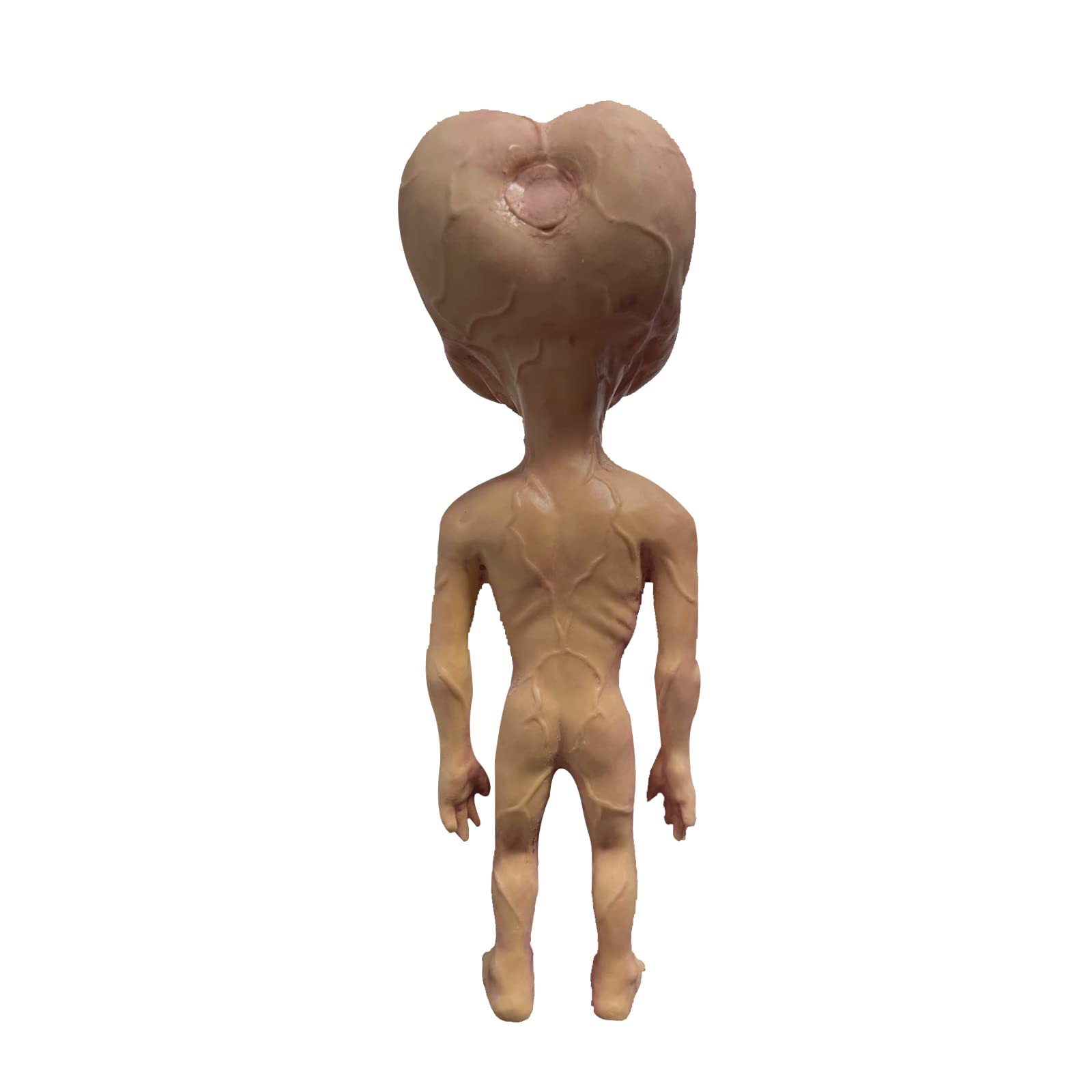 MOLEZU Halloween 9 Inch Latex Little Alien Prop Small UFO Little Prop UFO Alien Statue for Adult