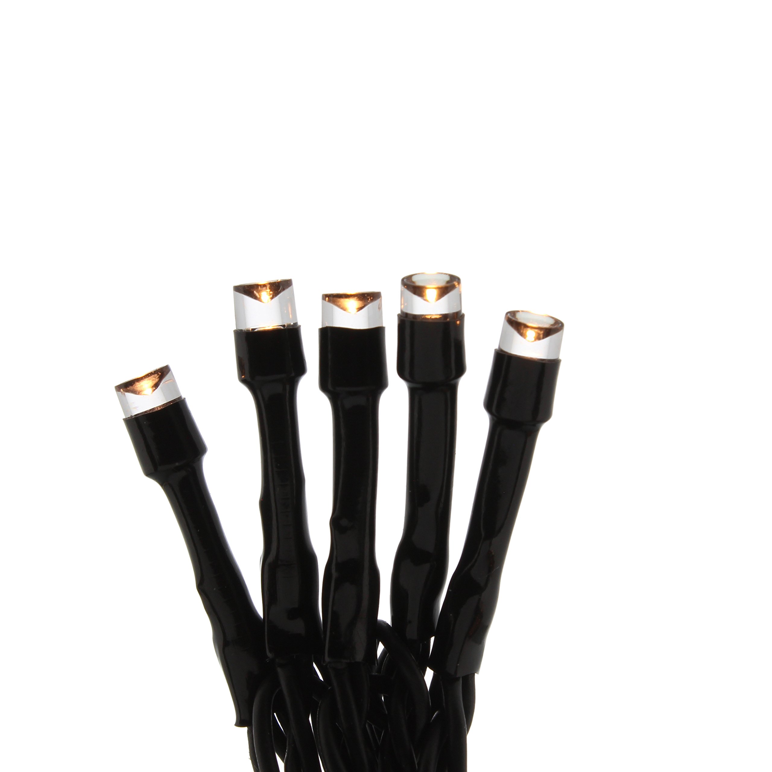 Festive Christmas String Lights, Battery Operated Timer LED, Warm White, 100 bulbs