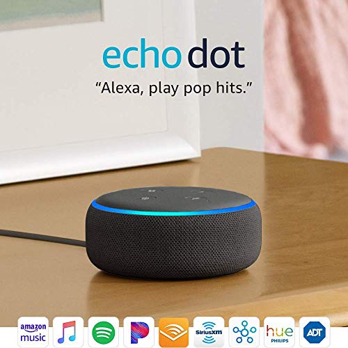 Echo Dot (3rd Gen) Charcoal Bundle with Sengled Wi-Fi Smart Bulb