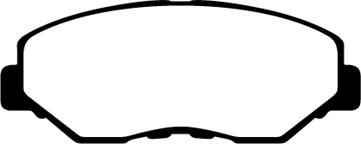EBC Brakes DP41655R Yellowstuff Street and Track Brake Pad