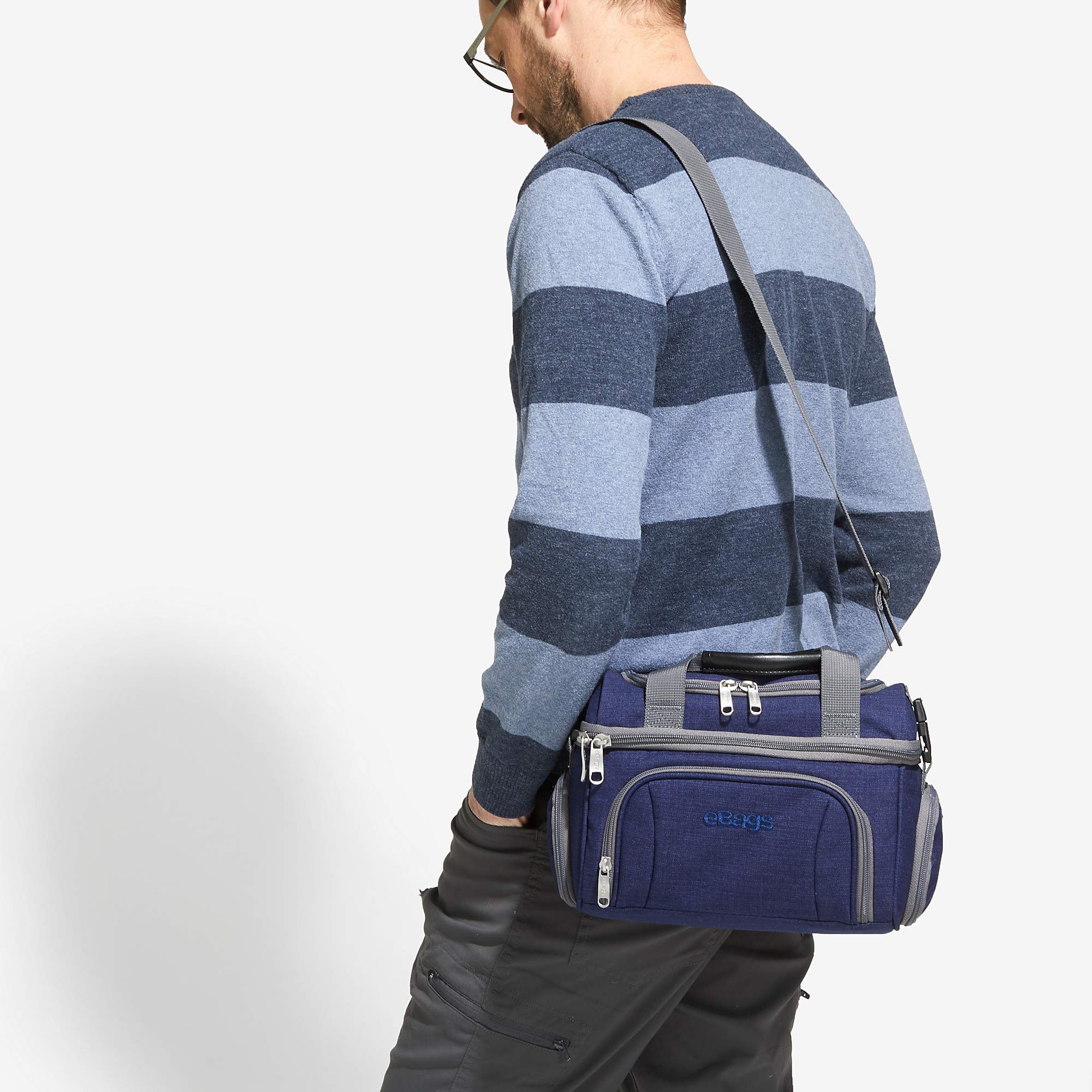 ebags Lunch Bag Flight Crew Cooler Jr (Brushed Indigo)