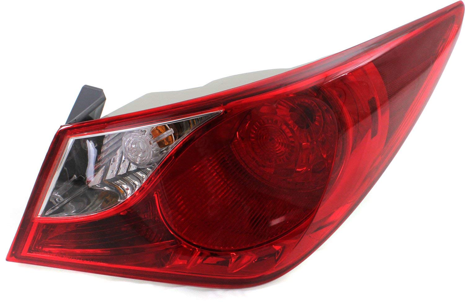 Evan Fischer Driver and Passenger Side, Outer Tail Light Compatible with 2011-2014 Hyundai Sonata - HY2805116, HY2804116