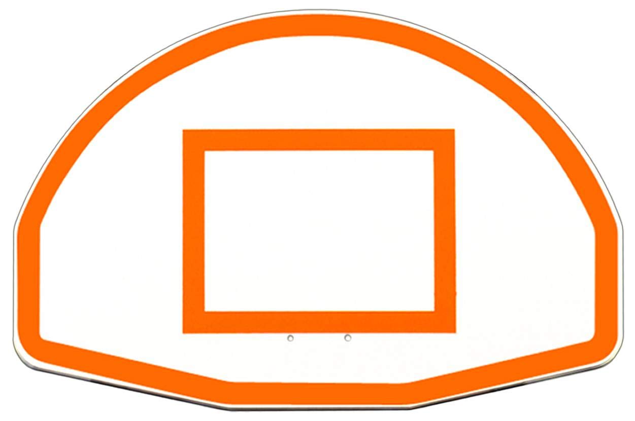 First Team FT270 54in x 36in Fan Shaped Aluminum Basketball Backboard