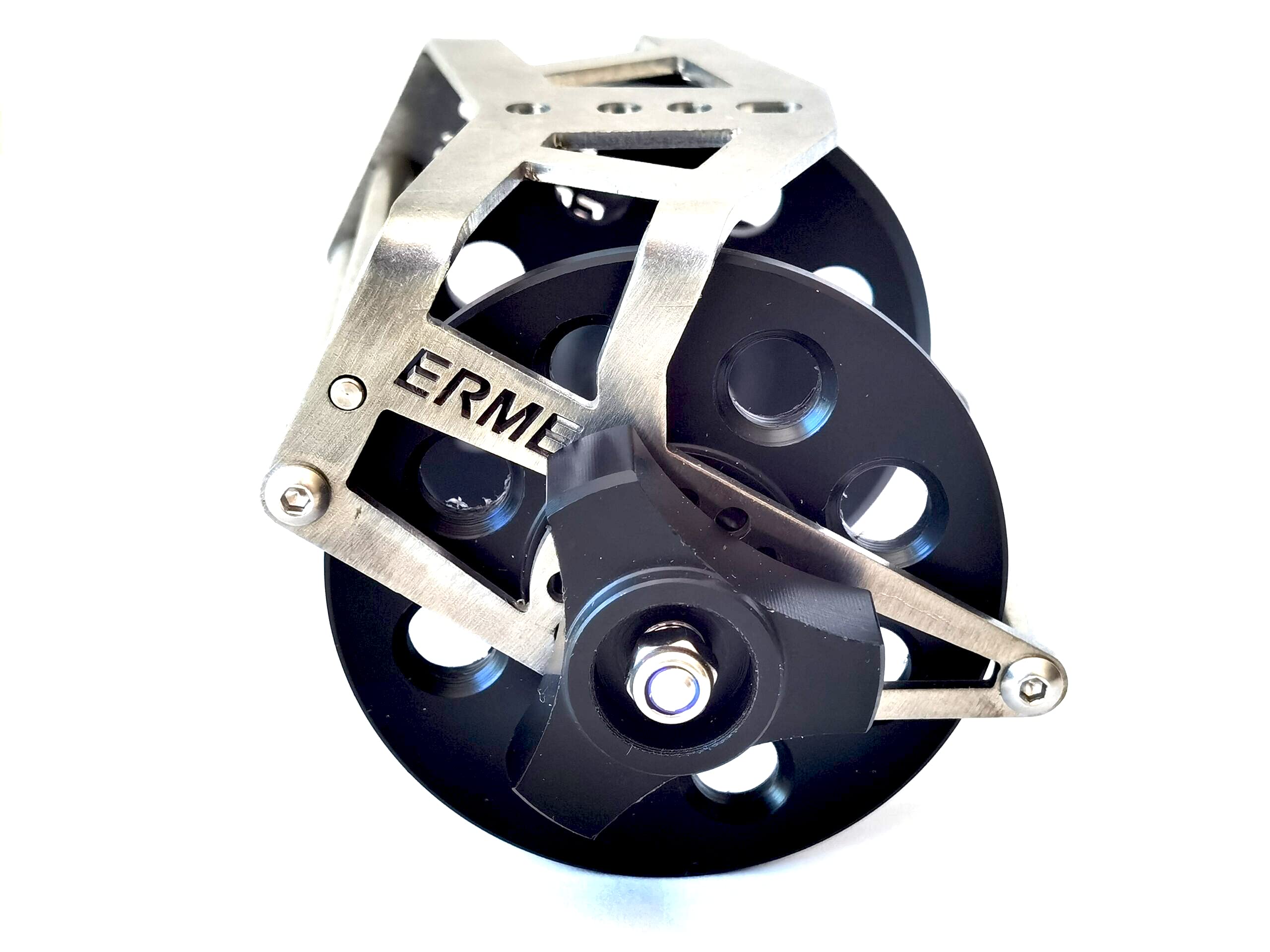 Ermes Sub Falco Stainless Steel Speargun Reel for Spearfishing and Scuba Diving (77M)