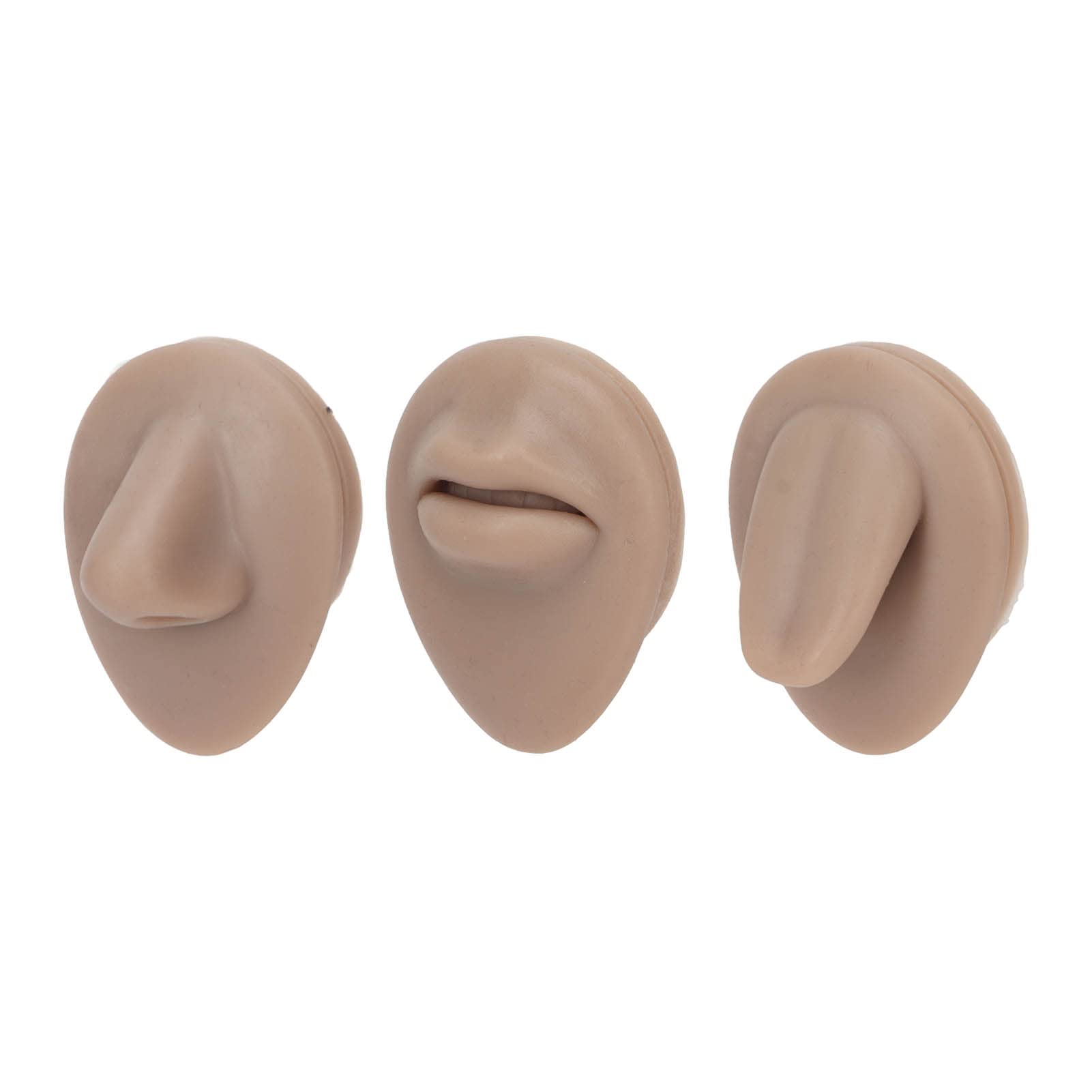 Silicone Mouth Model Silicone Model For Piercing Silicone Mouth Tongue Nose Model Set for Silicone Model for Piercing