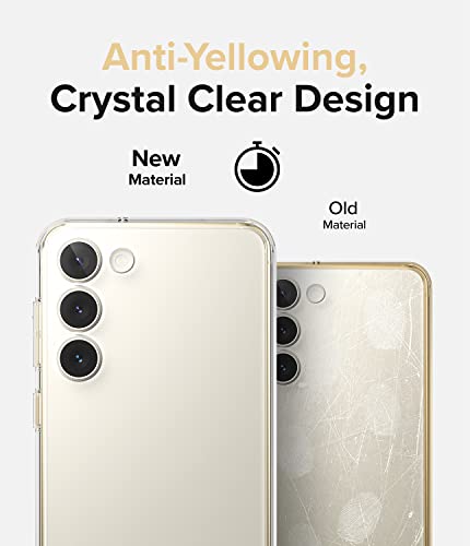 Ringke Fusion [Display The Natural Beauty] Compatible with Samsung Galaxy S23 Plus Case 5G, Transparent Phone Cover for Women, Men, Shockproof Bumper Designed for S23 Plus Case - Clear