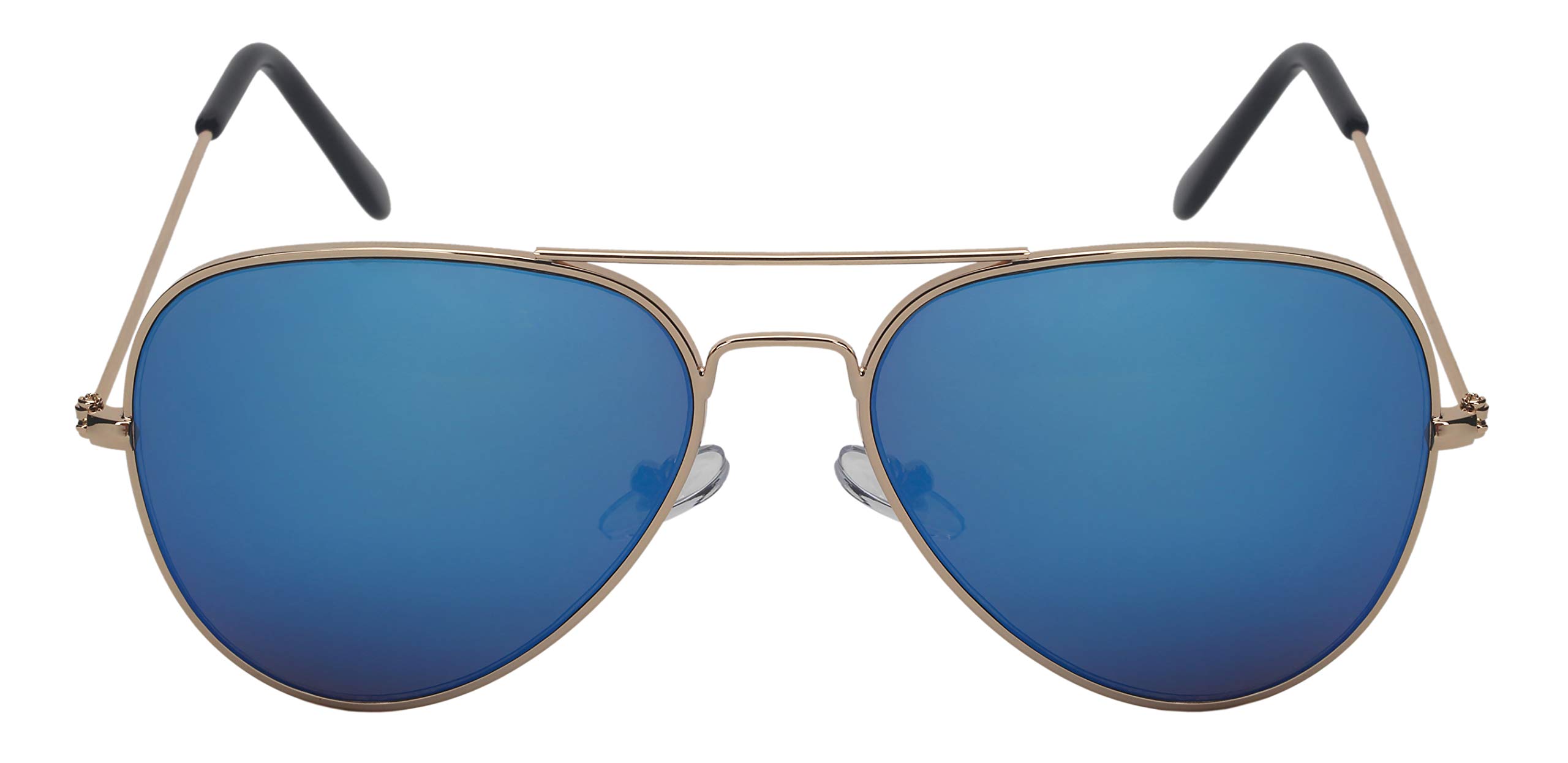 Edge I-Wear 12 Pack Aviators Bulk Sunglass Men Pilot Spring Hinge Wholesale Sunglasses (N25095A-REV)