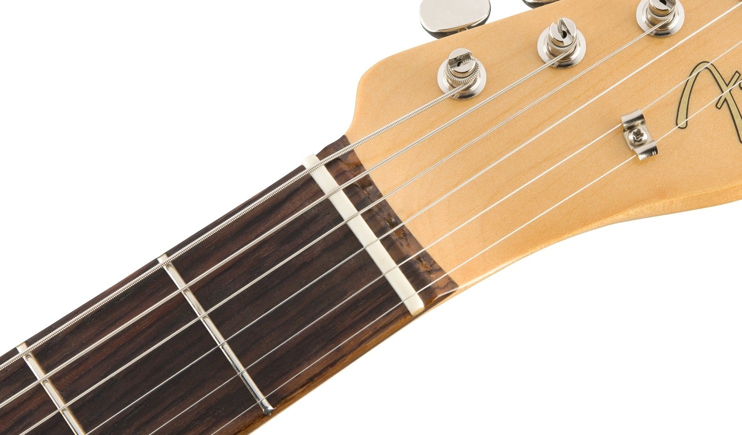 Fender Vintage Style Stratocaster/Telecaster Electric Guitar Pre-Slotted Bone Nut & F Neckplate Chrome