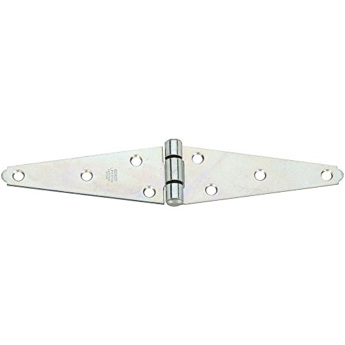 National Hardware N128-017 282 Heavy Strap Hinges in Zinc, 5"