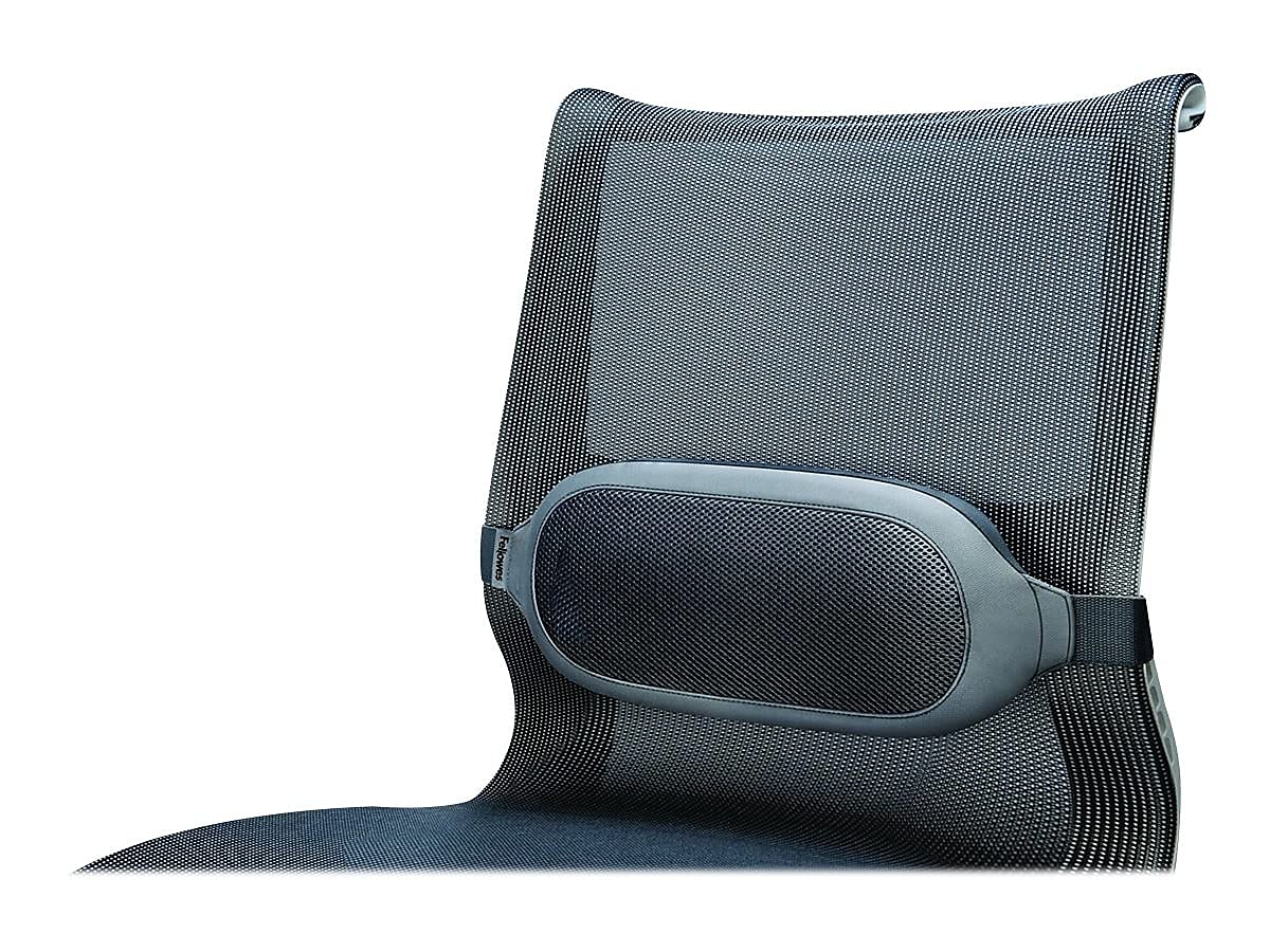Fellowes® I-Spire Series Lumbar Cushion, 2.56" x 13.38" x 6.06", Gray