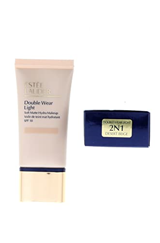 Estee Lauder Double Wear Light Soft Matte Hydra Makeup 1 Ounce, 2N1 Desert Beige