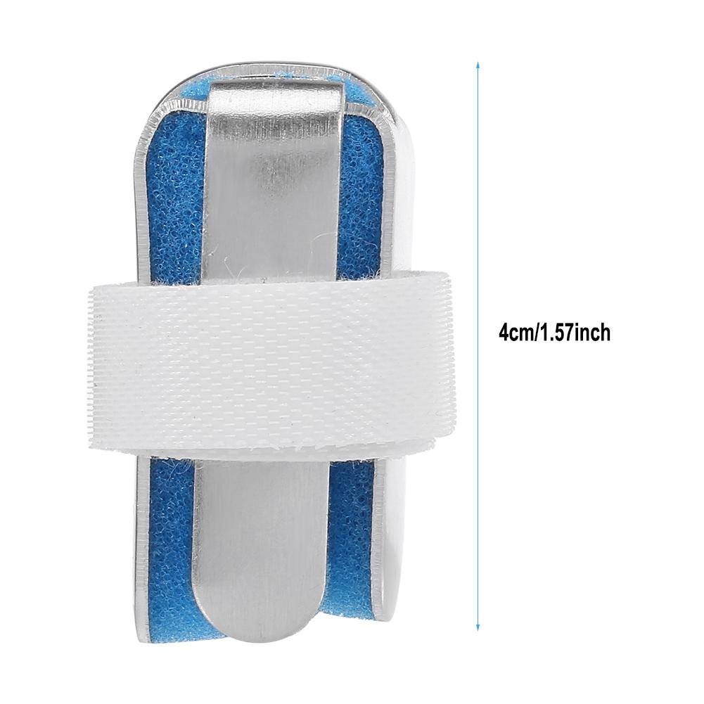 Finger Splint, Injury Pain Bending Deformation Correction Aluminium Finger Hand Splint for Trigger Mallet Broken Arthritis Fingers Protector(L)