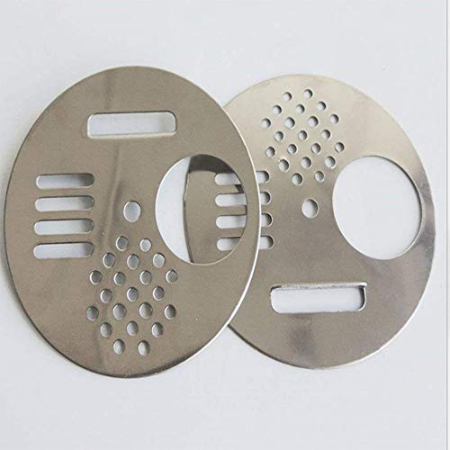 Lucas shops Stainless Steel Beehive Nuc Box Entrance Gate Beehive Tool , Bee Hive Entrance Gate Stainless Steel Bee Entrance Discs Door for Beehive Nuc Box Bee Nest Beekeeper Tool( 6PCS)