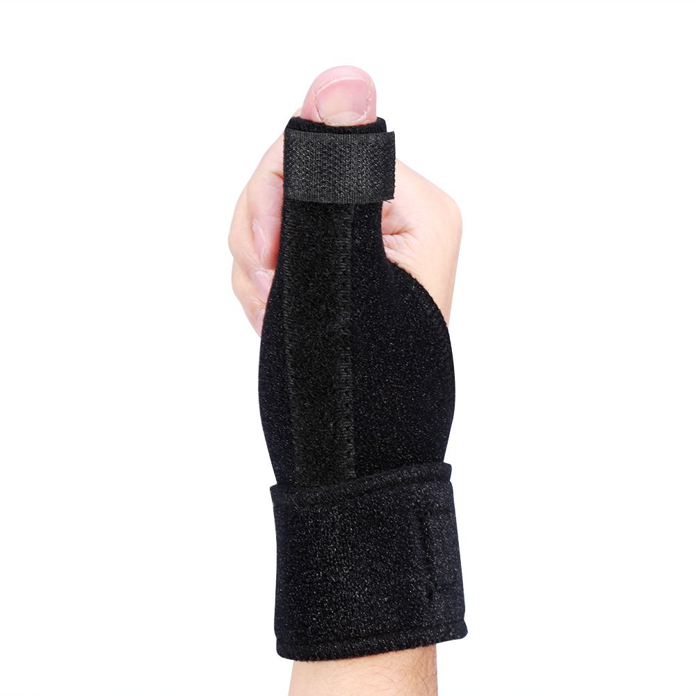 Finger Splint,Adjustable Aluminium Finger Splint Hand Support Recovery Brace Protection Injury Aid Tools for ferula pulgar thumb support thumb splint for trigger thumb sprained thumb brace thumb splin