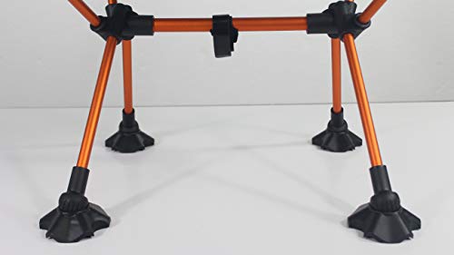 EDEUOEY 4 Pack Ultralight Portable Camping Chair Big Feet Anti-Slip