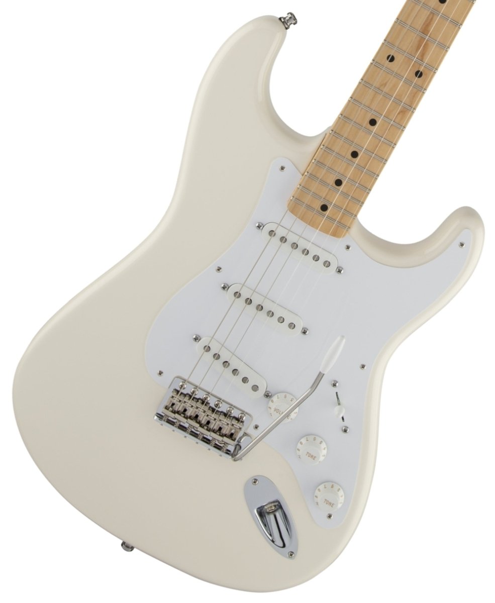 Fender Jimmie Vaughan Tex Mex Stratocaster, Maple Fingerboard, Olympic White