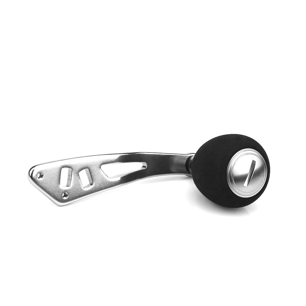 Fishing Reel Handle,Aluminum Knobs Fishing Reel Handle for Baitcasting Tackle Tools (Silver)