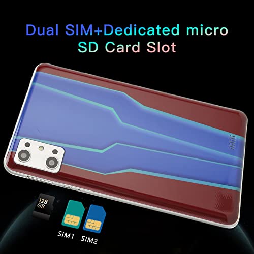 LBEC Tablet PC, US Plug 100240V 4GB 32GB 7in Tablet 2.4G 5G Dual Band WiFi for Studying (Blue)