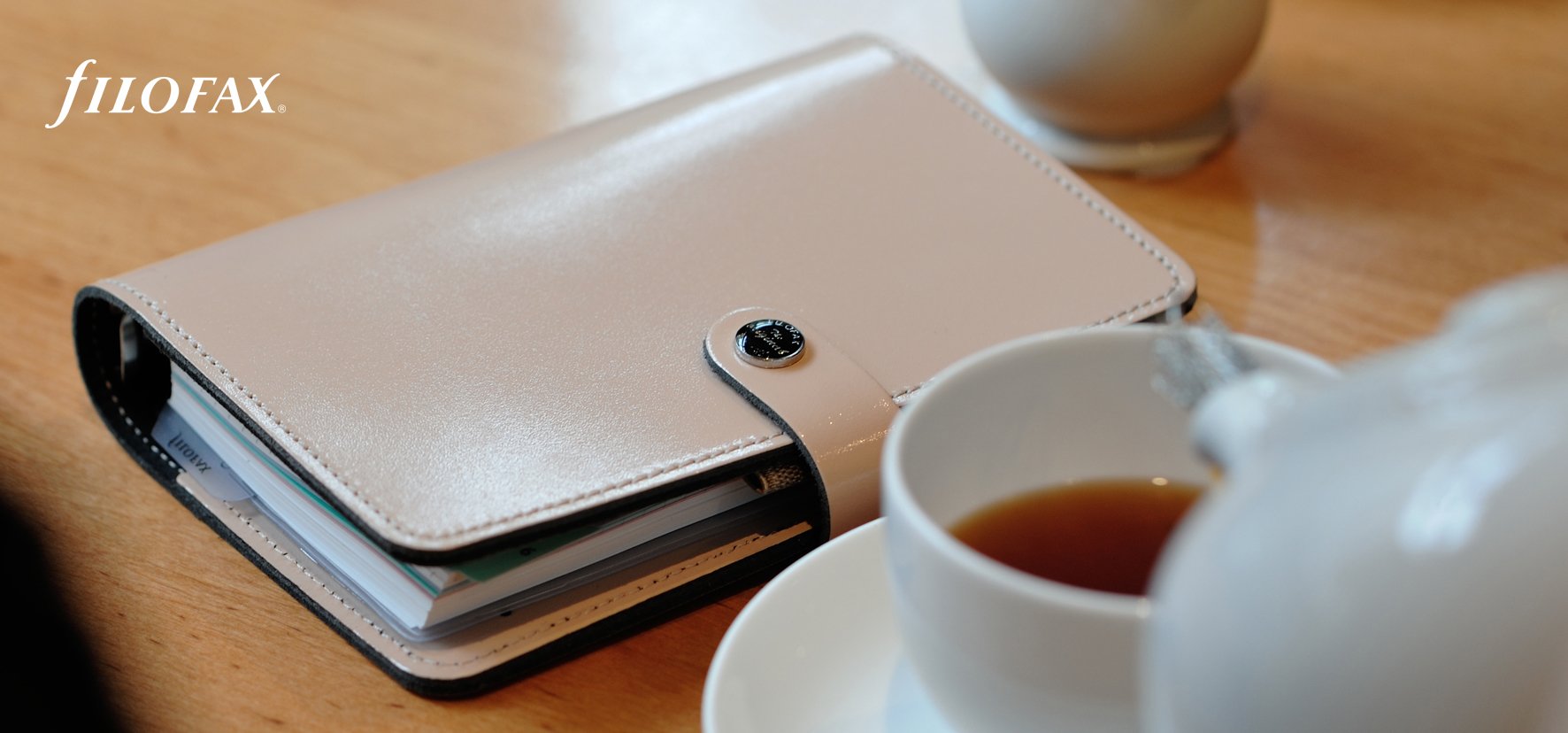 Filofax The Original A5 Patent Nude Organiser