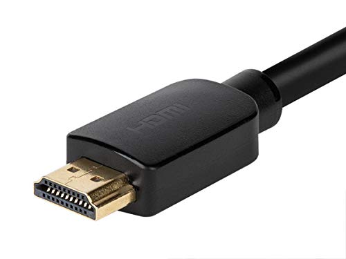 Monoprice 8K Ultra High Speed HDMI Cable - HDMI 2.1, 8K@60Hz, 4K@120Hz, 48Gbps, HDR, VRR, 15ft, No Logo, Black